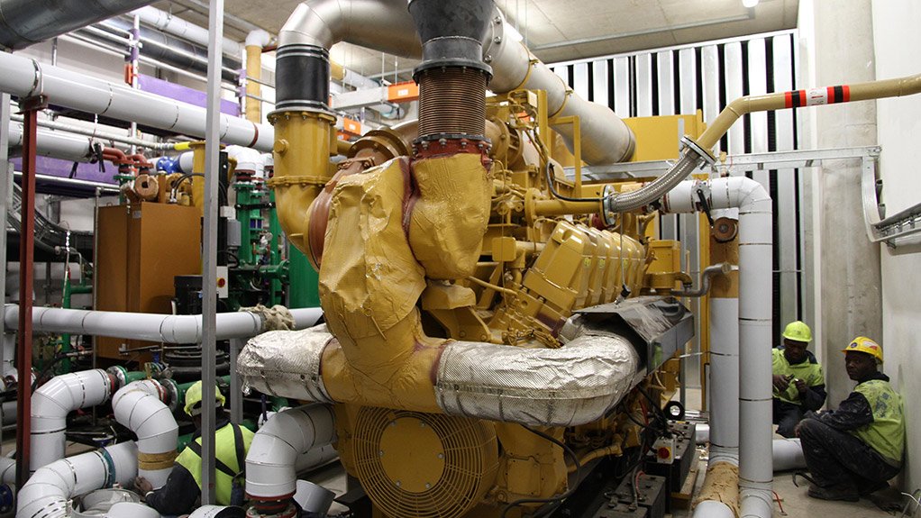 Gas engine-based technology supplies power to banking firm