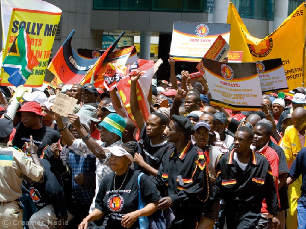 NUM: Statement by the National Union of Mineworkers, welcomes President ...