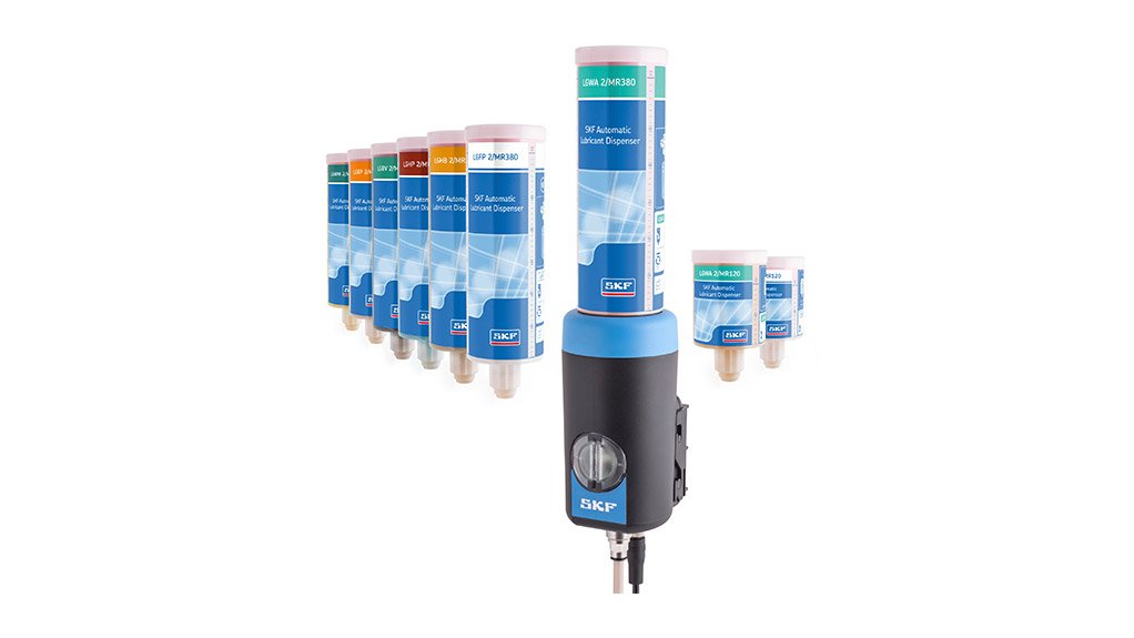 Automatic lubricant dispenser series from SKF for heavy industrial ...