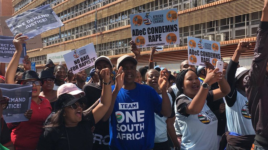 Political parties make presence felt at Dros rape case