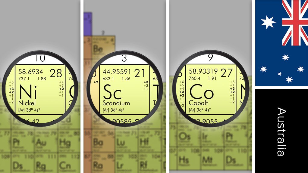 Sconi cobalt/nickel/scandium project, Australia