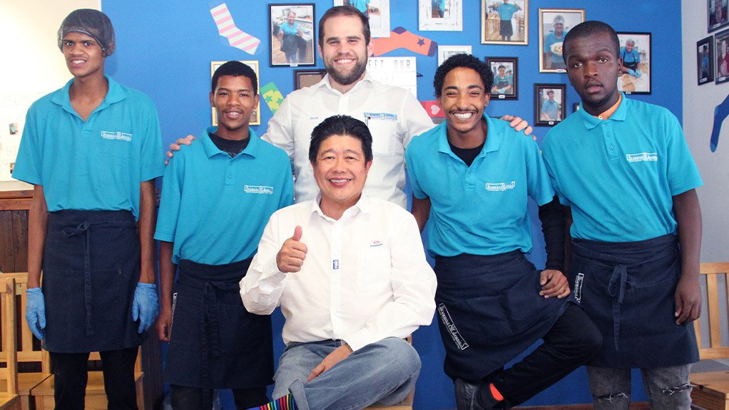 Engen CEO rocks crazy socks for World Down Syndrome Day