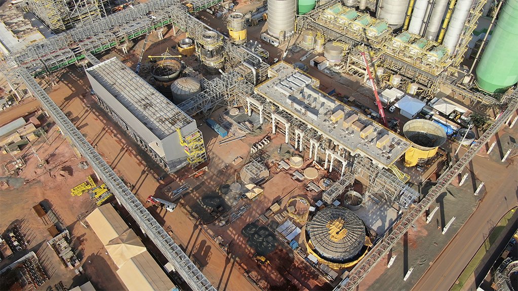 Puma II pulp line sulphuric acid plant, Brazil