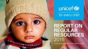 Report on Regular Resources 2015 (June 2016)
